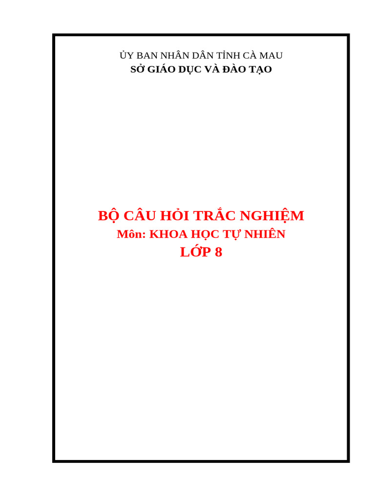 5. KHTN 8 | PDF