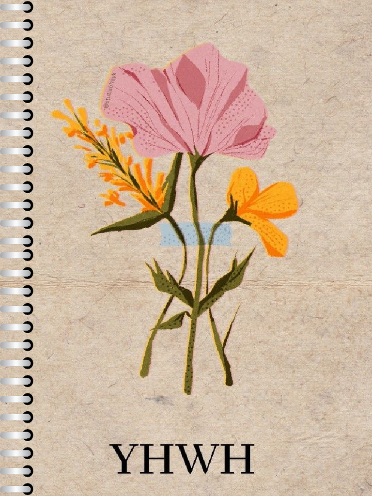 YHWH (Caderno de Estudos Bíblico) | PDF