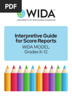 WIDA Speaking Scoring Scale GR 1 12 | PDF | Cognition | Human Communication