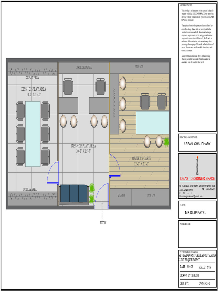 2.revised Furniture Layout As Per Client Requirement | PDF | Real ...