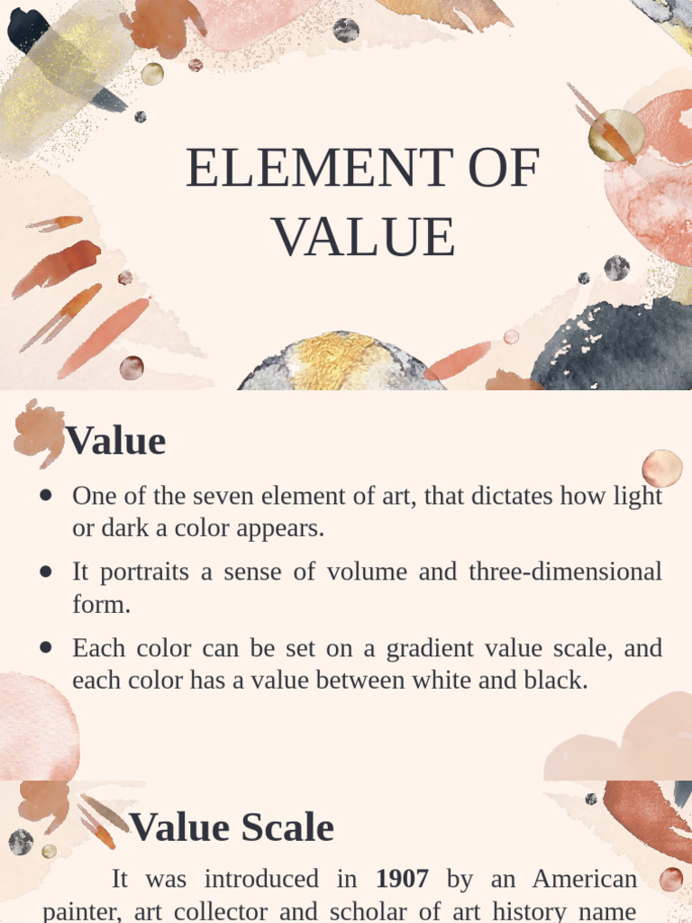 Group 6 Element of Value | PDF