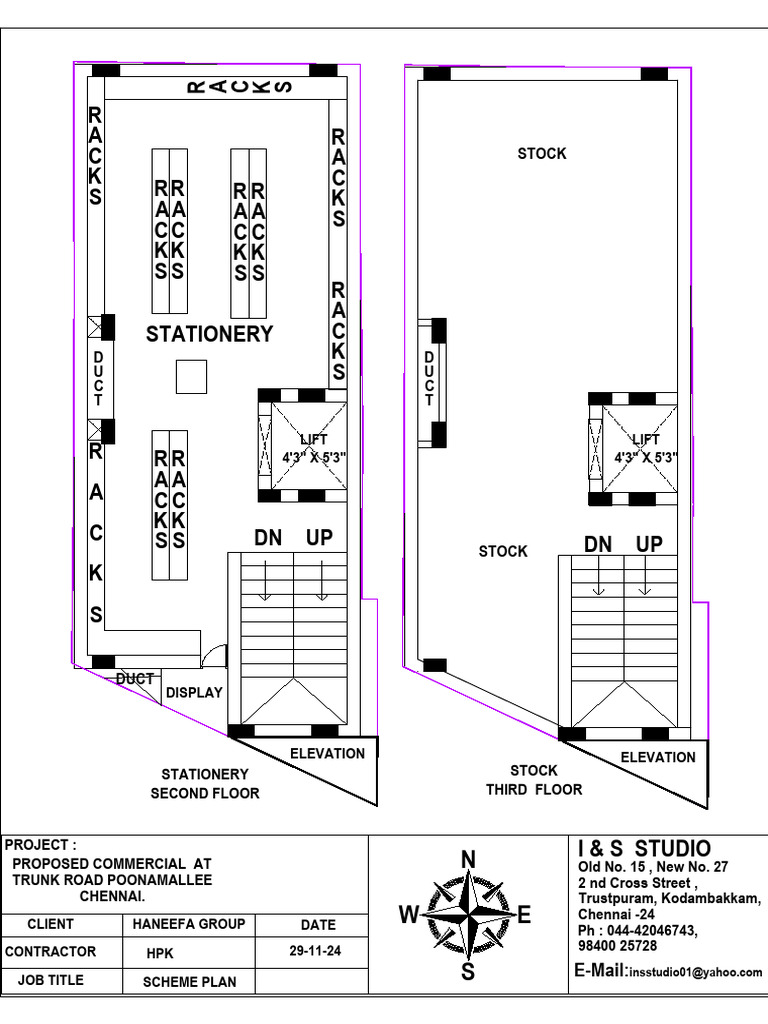 Poonamallee Fancy Second & Third Floor Plan 29-11-24 | PDF
