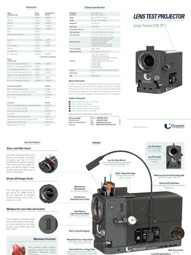 Chrosziel+P-TP7_2nd+version_web_final | PDF | Camera Lens | Camera