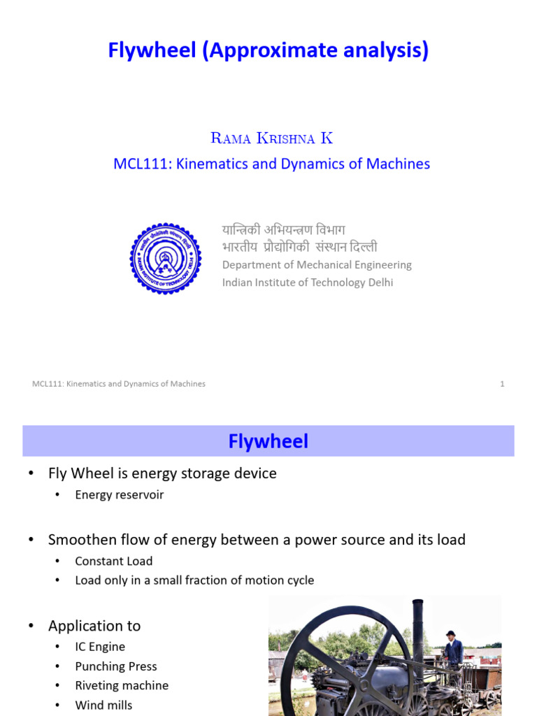 Flywheels | PDF | Machines | Torque