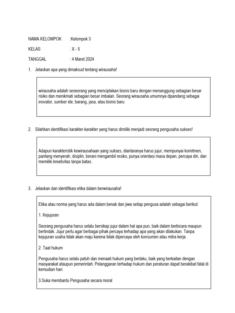 LKPD TEMA 2.1-1 | PDF