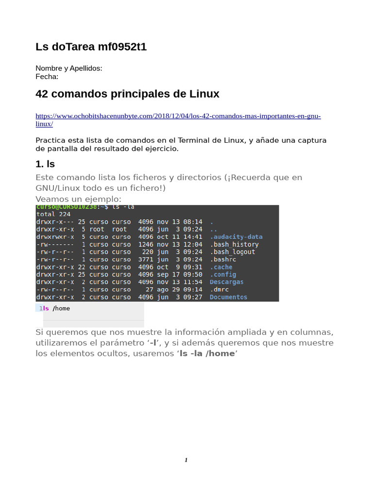 Comandos Esenciales de Linux | PDF | Archivo de computadora | Software