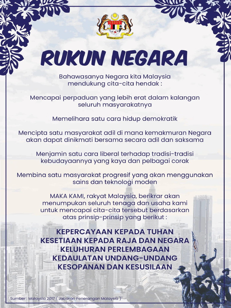 Ikrar Rukun Negara | PDF