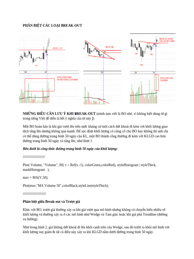 Breakout - Phân biệt các loại | PDF