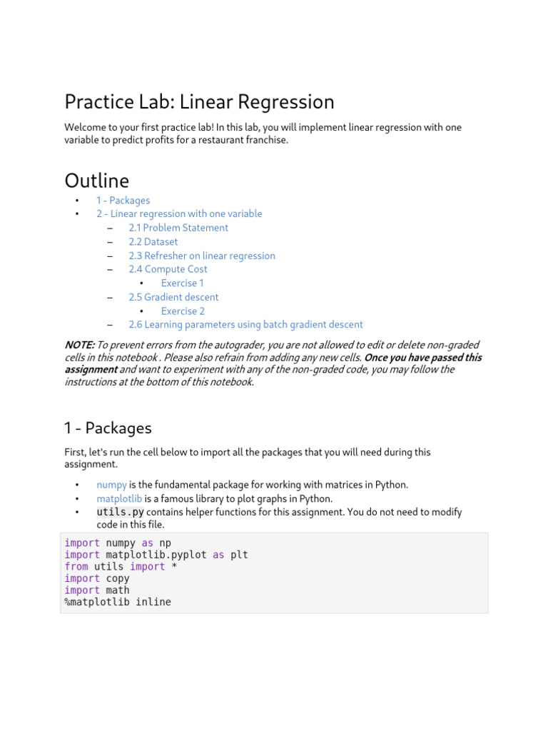 Lab02 | PDF | Regression Analysis | Linear Regression