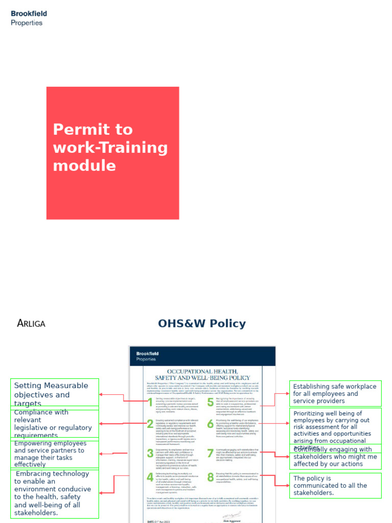 Training Module Format - PTW | PDF | Safety | Occupational Safety And Health