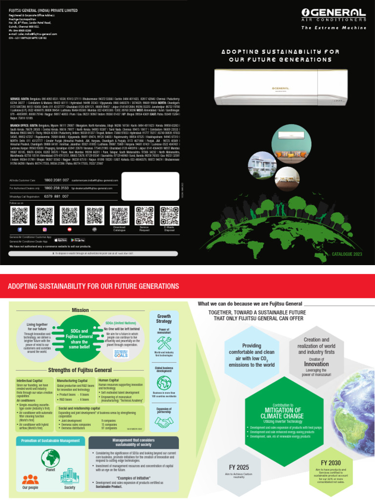 Fujitsu General India RAC Catalogue 2023 | PDF | Air Conditioning ...