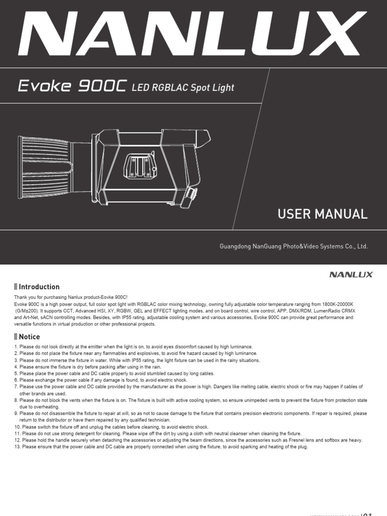 Evoke 900C Manual | PDF | Manufactured Goods | Equipment