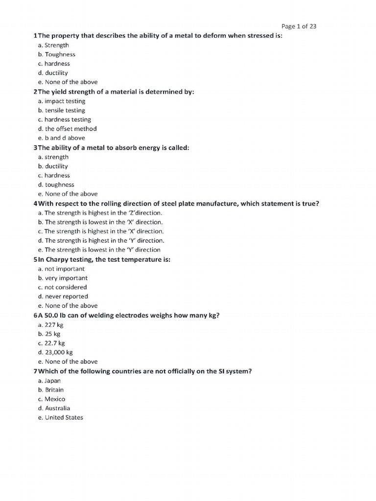 Test A01 | PDF