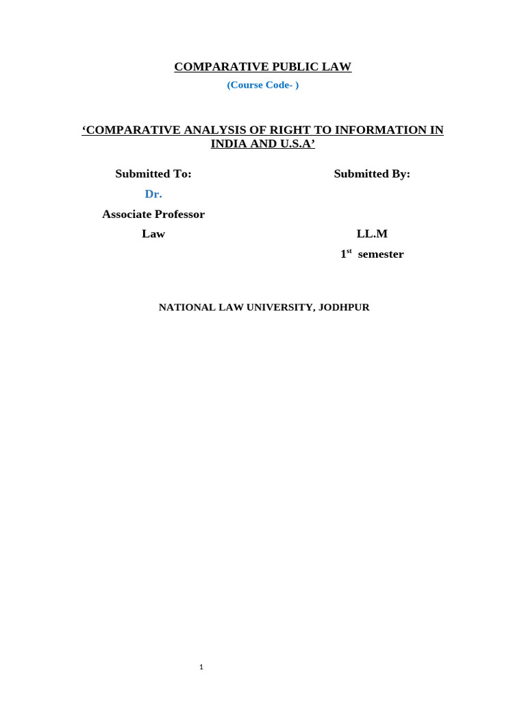 Assignment Edited | PDF | Freedom Of Information Laws By Country ... Assignment Edited | PDF | Freedom Of Information Laws By Country ...