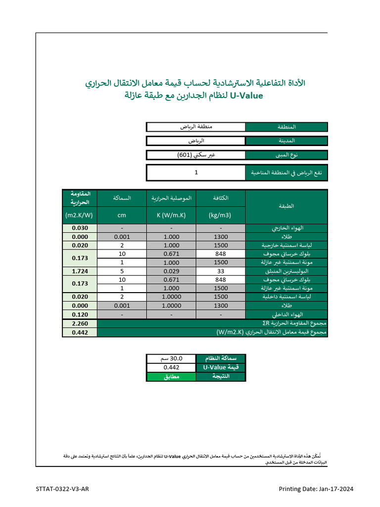 U-Value Calculator | PDF