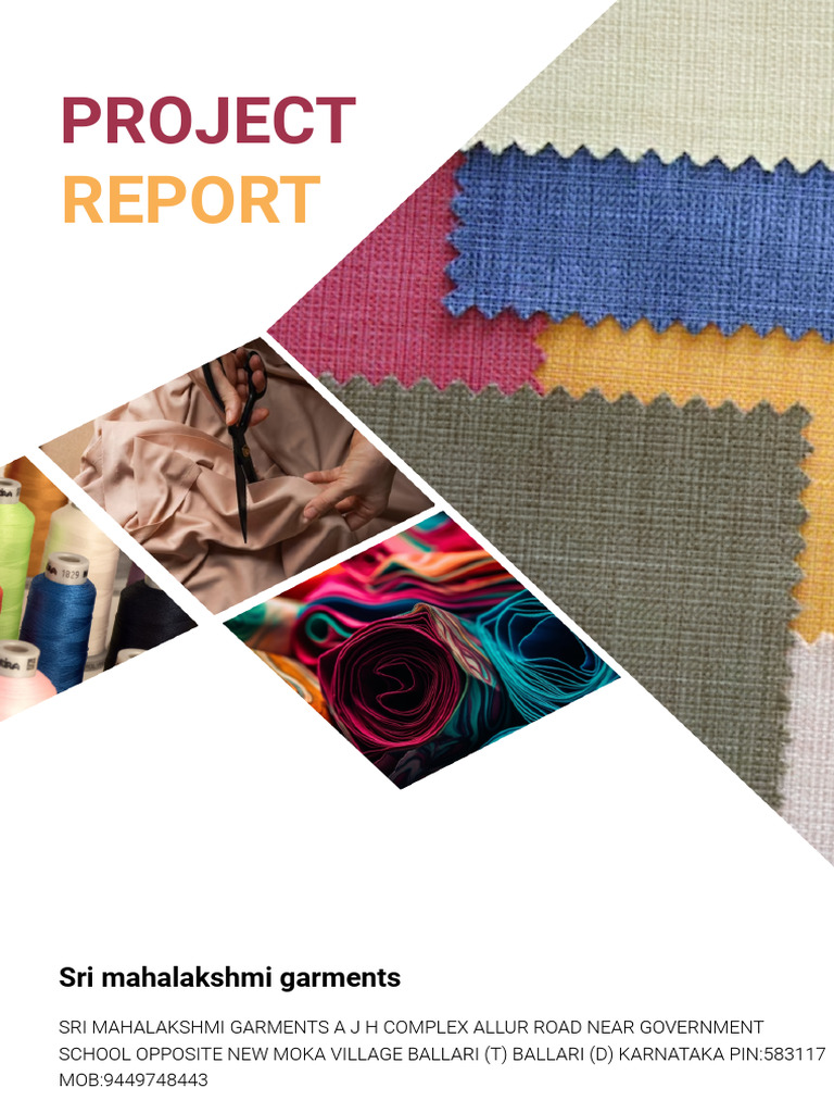 Sri mahalakshmi garments | PDF | Expense | Clothing