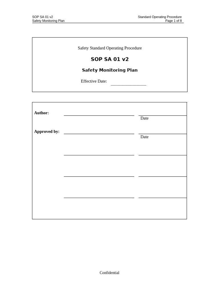 Generic SMP SOP | PDF | Clinical Trial | Institutional Review Board