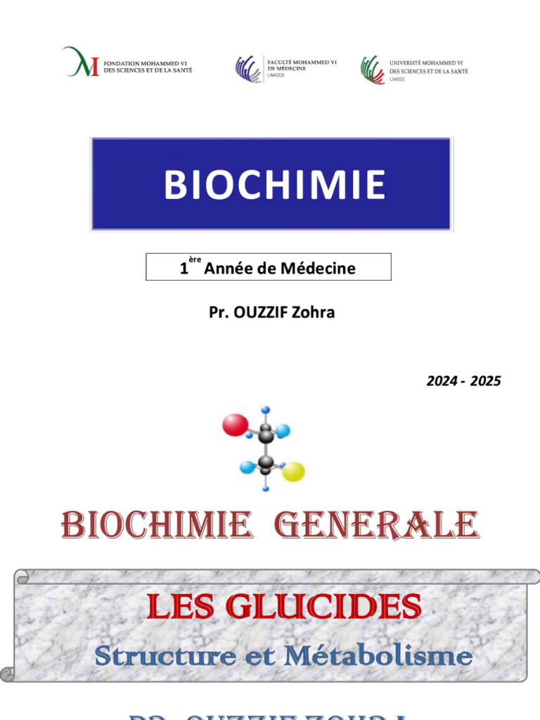 2-Glucides - Structure Et Métabolisme (Pr. OUZZIF Zohra) | PDF ...