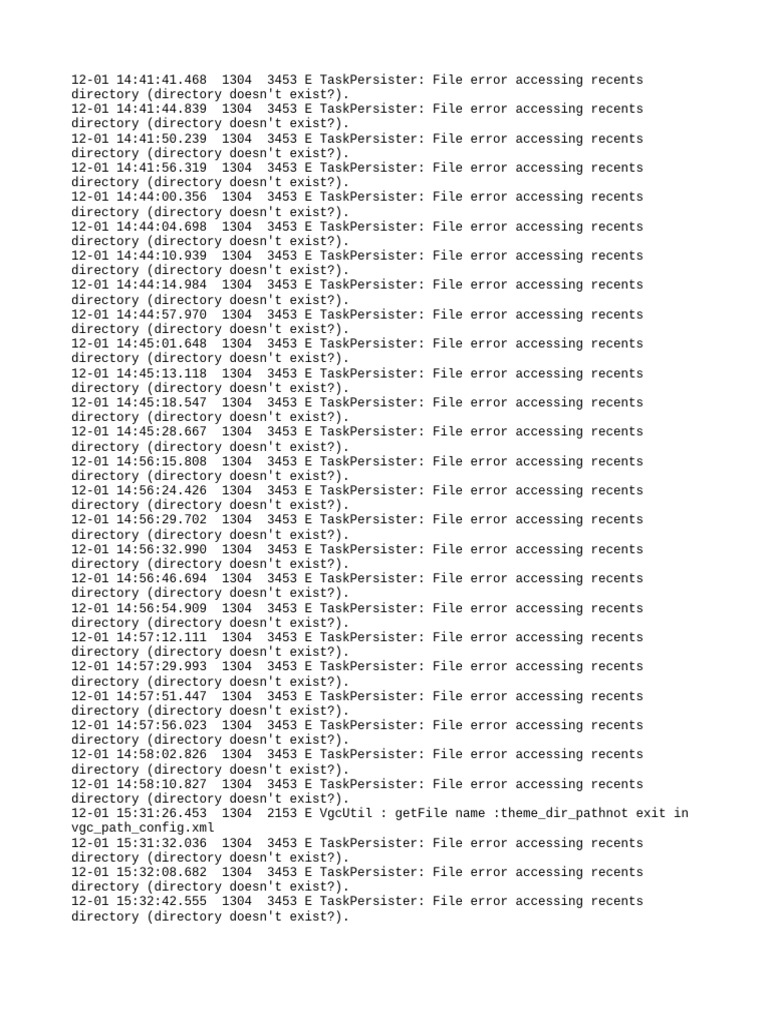 Log | PDF | Directory (Computing) | Directories