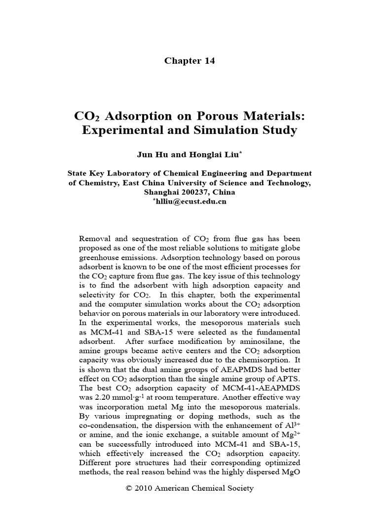 hu-liu-2010-co2-adsorption-on-porous-materials-experimental-and ... hu-liu-2010-co2-adsorption-on-porous-materials-experimental-and ...