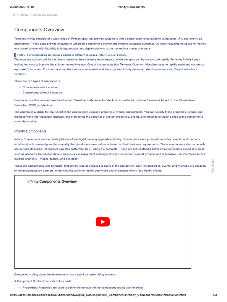 Infinity Components | PDF | Mobile App | Interface (Computing)