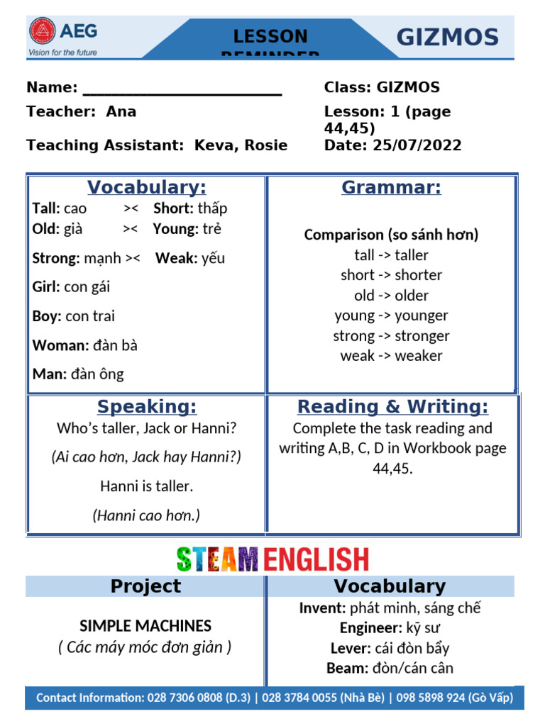 LR GIZMOS Mon 25.07 U5, L1 | PDF