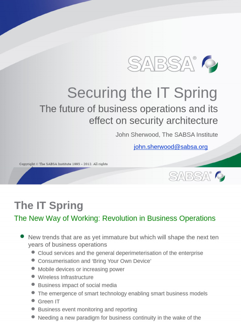 Sabsa Module f1 Information Security Group | PDF | Cloud Computing ...