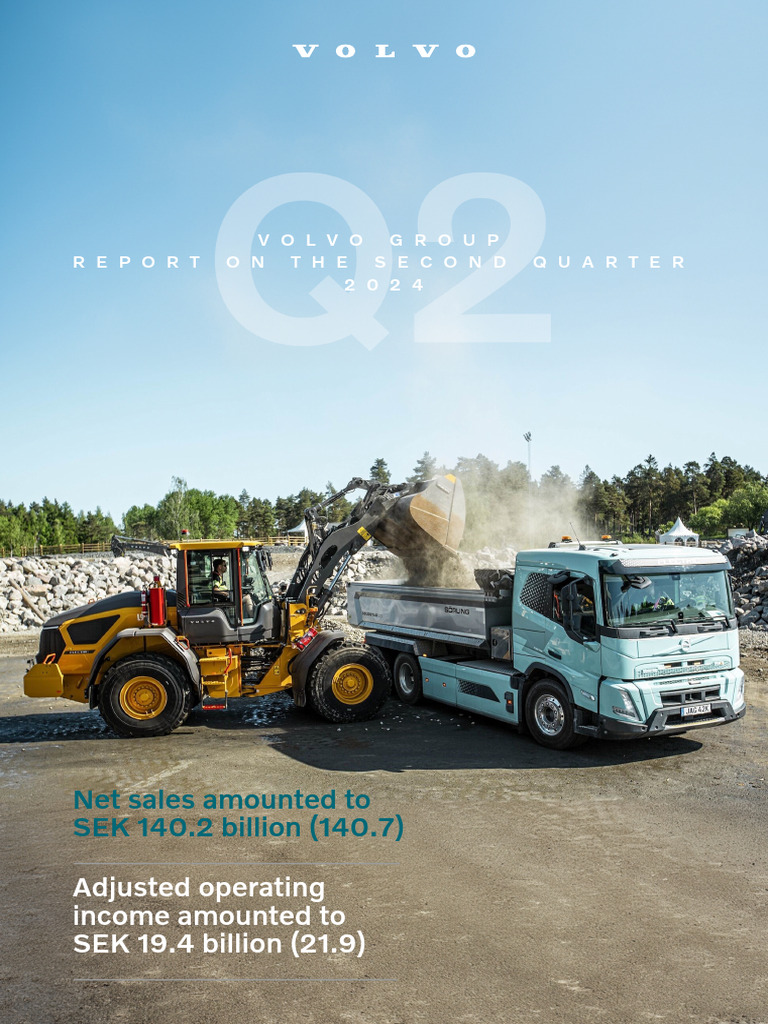 Volvo Group q2 2024 Eng | PDF | Truck | Income