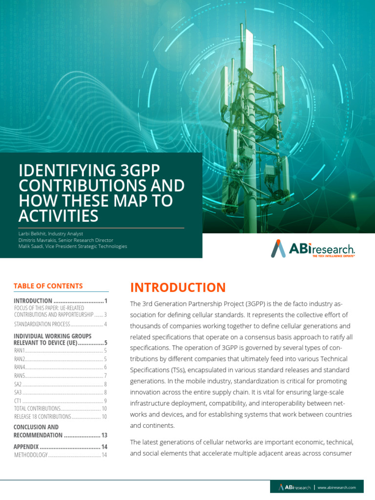 3GPP Contributions to 5G Standards | PDF | Lte (Telecommunication) | Nokia