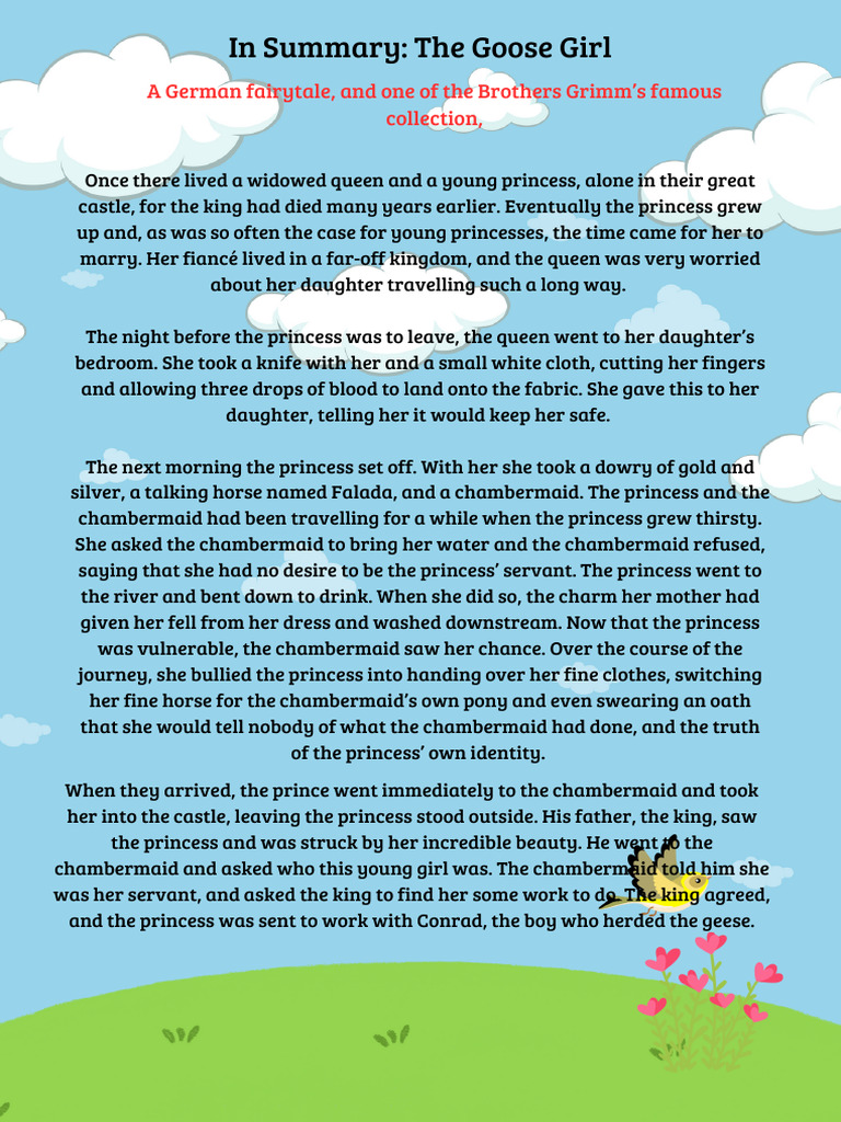 In Summary The Goose Girl | PDF