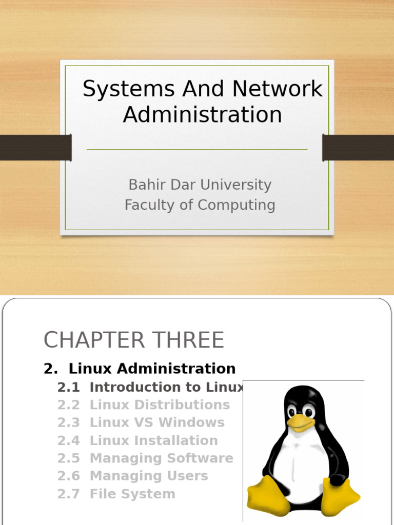 Ch3 Linux Administration | PDF | Linux | File System Ch3 Linux Administration | PDF | Linux | File System