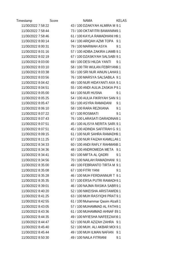 BINDO 9 (Jawaban) | PDF