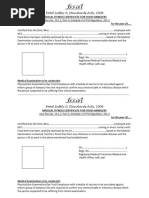 Fssai Medical Certificate | PDF | Science & Mathematics