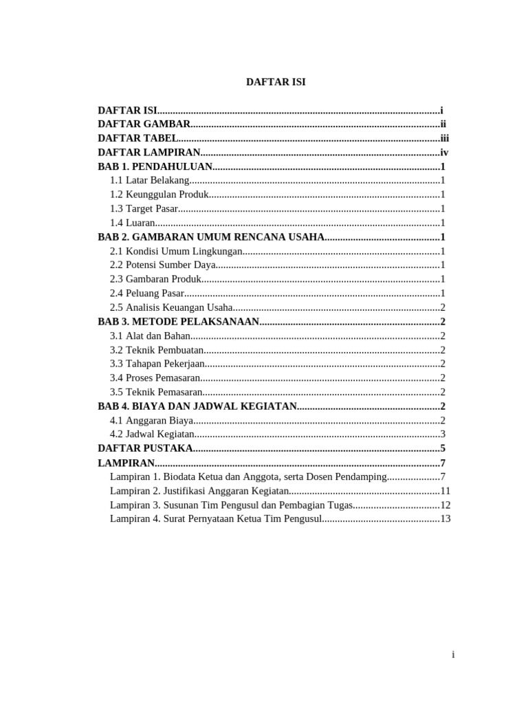 Template Proposal PKM K 2024 | PDF