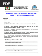 DOKEZO LA SABILI (Imeboreshwa) | PDF