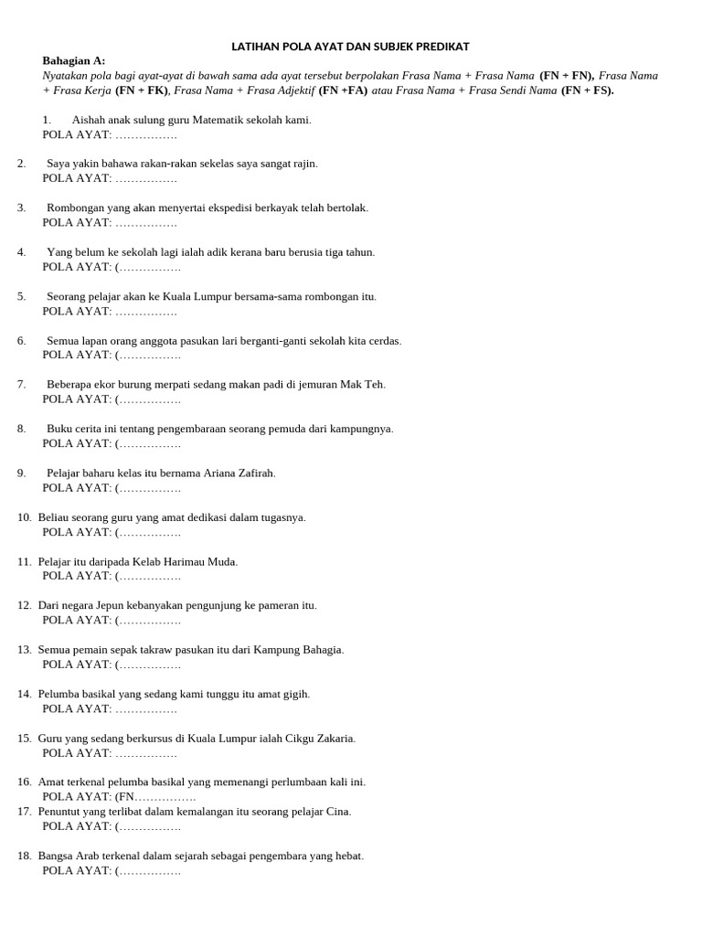 Pola Ayat | PDF