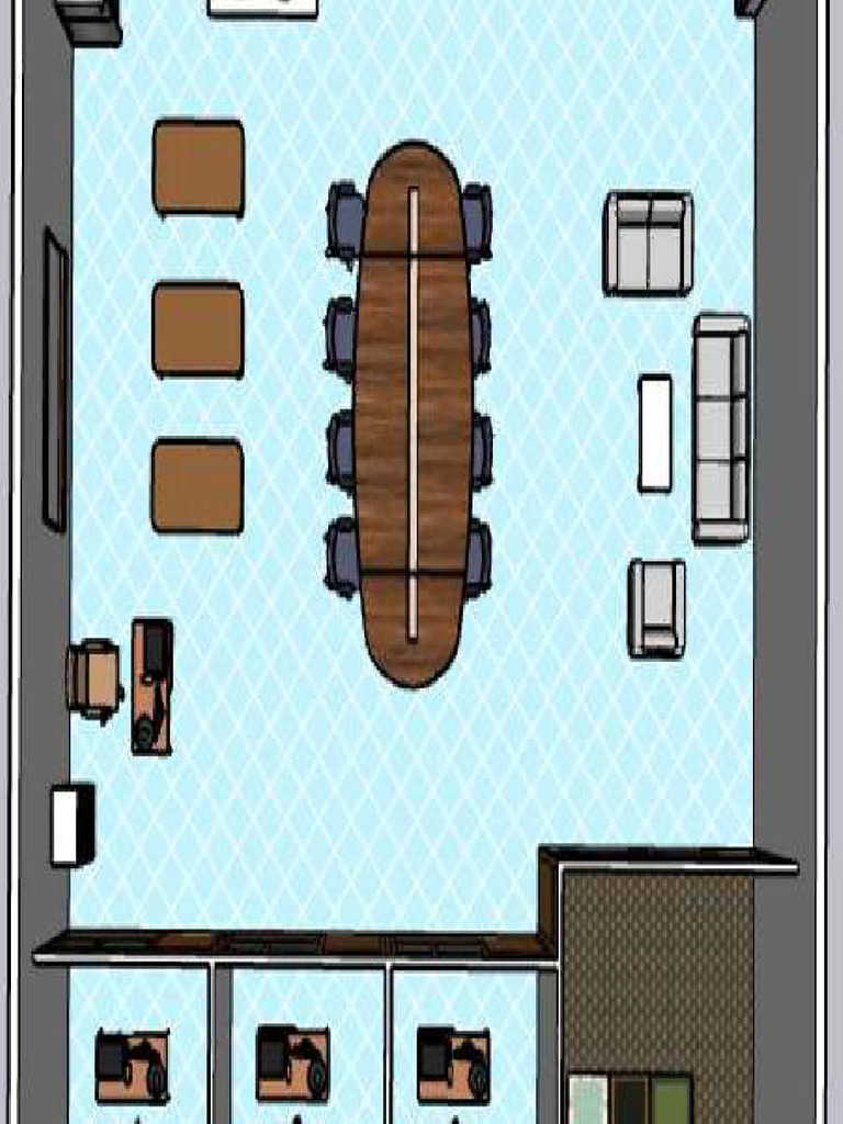 Contoh Layout Ruangan Dosen | PDF