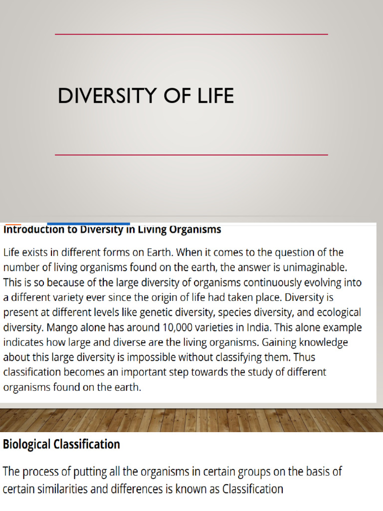 Introduction To Diversity of Life 2020 | PDF