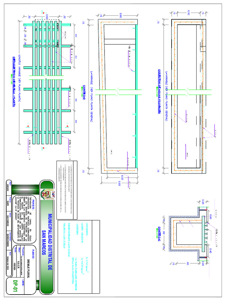03.- Dren Recolector DETALLE (1) | PDF