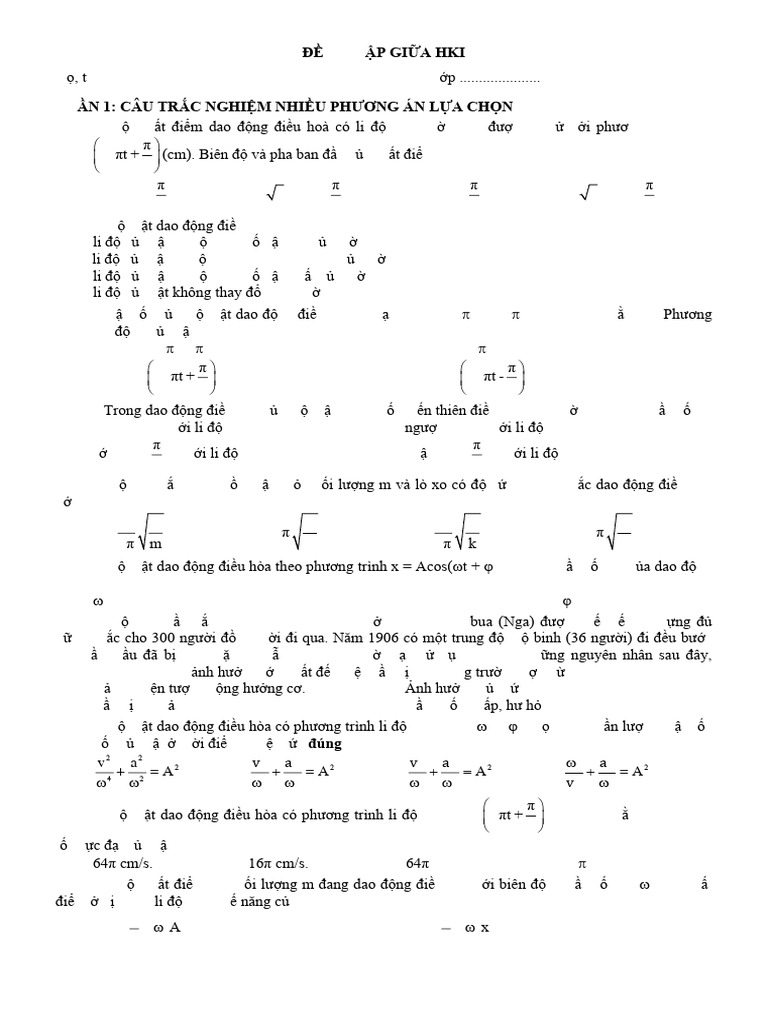 Ôn Thi GHK L2 | PDF
