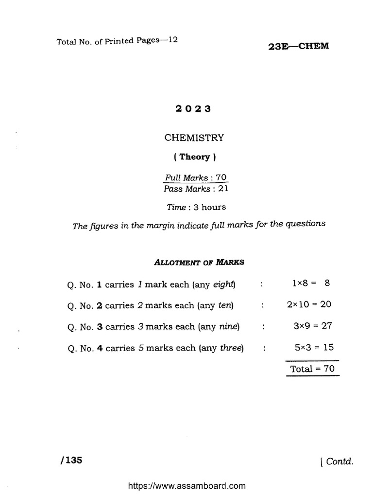 Class 11 Chemistry 2023 | PDF