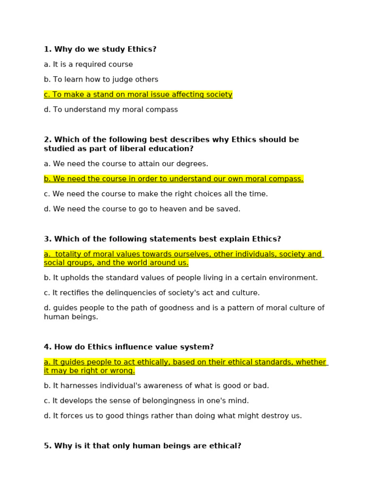 Reviewer in Ethics Retake! | PDF | Morality | Virtue