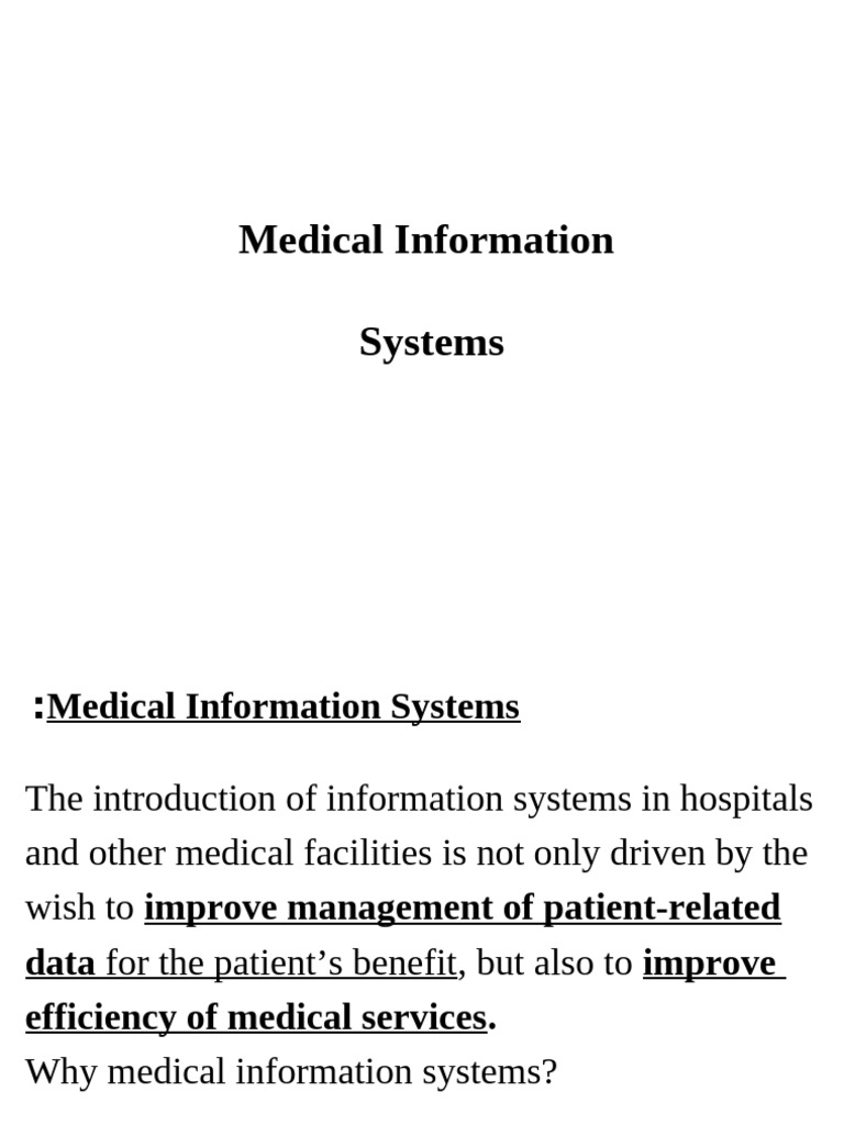 Medical_2 | PDF | Information | System