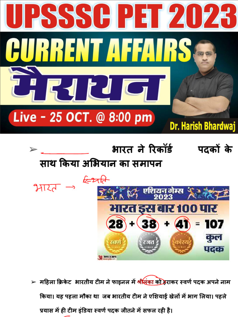 Current Affairs 2023 | PDF