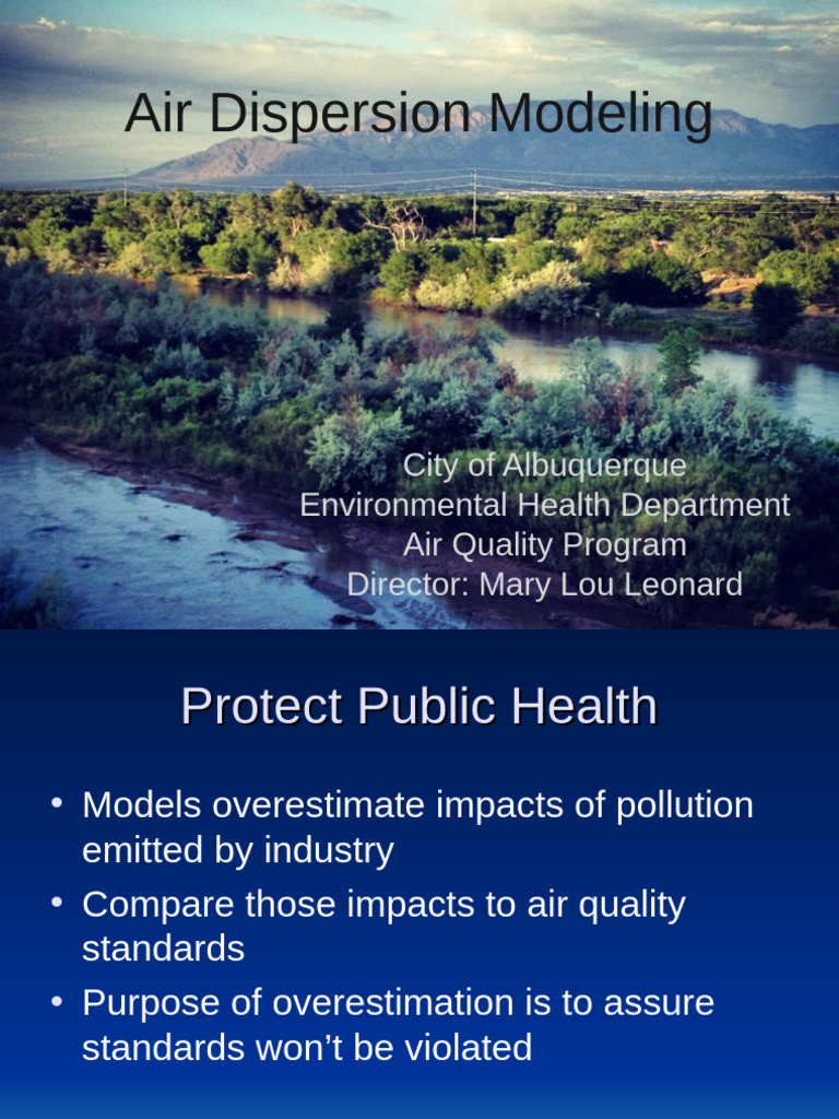 Air Dispersion Modeling | PDF