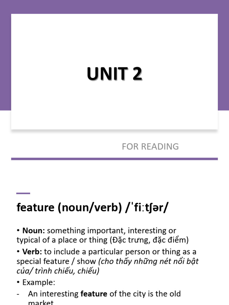 UNIT 2 - Vocab | PDF