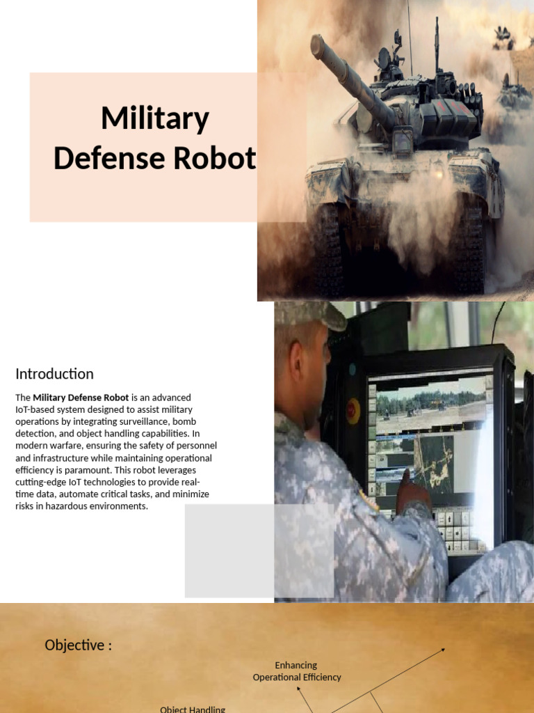 Military Defence Robot | PDF | Robot | Robotics