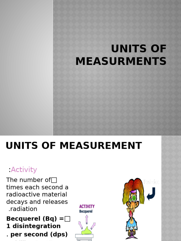 Units of Measurement | PDF