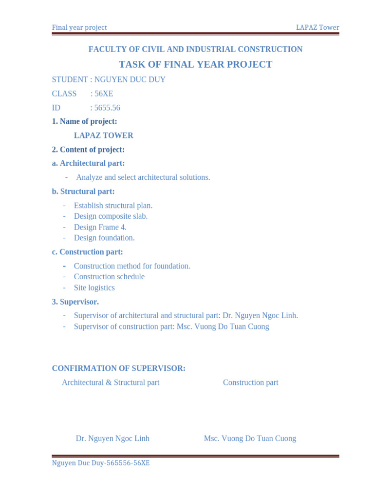 Civil Engineering Project Plan | PDF