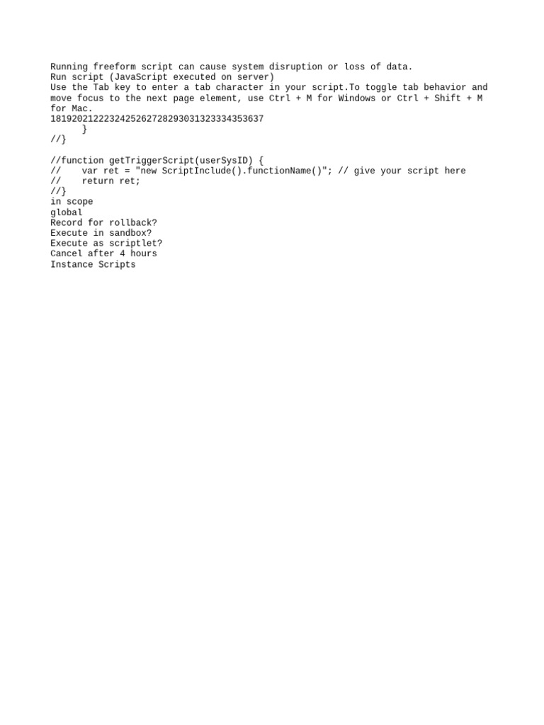 Server Script Execution Guide | PDF